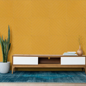 Acoustic wall panel - LINEAL® - Aistec - PET / rectangular / textured