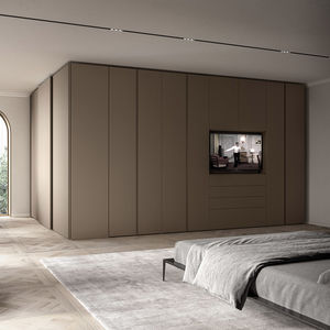 Glass wardrobe - FRAME - Kico srl - modular / corner / contemporary