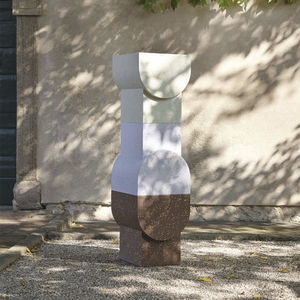 Contemporary stool - ZITELLA - CIMENTO - concrete / concrete base ...