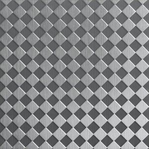 Patterned metal sheet - SQUARES - Rimex - laminated / stainless steel ...