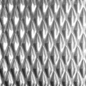 Embossed metal sheet - 5WL - Rimex - patterned / laminated / stainless ...