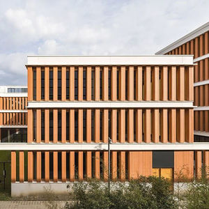 WPC solar shading - BEP140140 - Foshan Greenzone - for facade / for ...