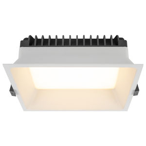 Contemporary ceiling light - BOGOTA - Hofflights - square / aluminum / LED