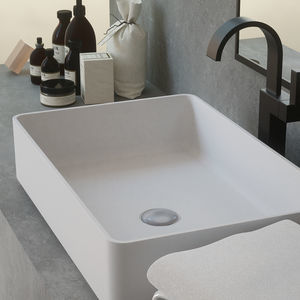 Countertop washbasin - CALIFORNIA - ZENON SMART SOLID SURFACE - Solid Surface / with counter ...