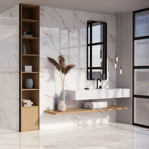 Terrazzo tile - ESS. GOBI - Prissmacer - matte / indoor / bathroom
