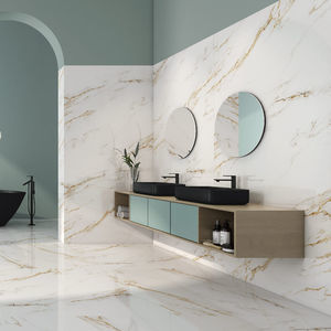 Marble tile - CHEPPO - Prissmacer - polished / indoor / for office