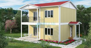 Prefab house - 100 - prefabex - modular / contemporary / two-story