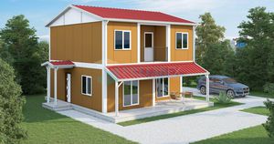 Prefab house - 100 - prefabex - modular / contemporary / two-story