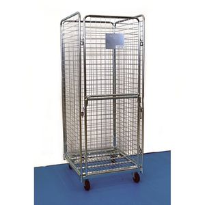 Linen trolley - STD2 - QUATRO S.R.L. - commercial / customizable / zinc ...