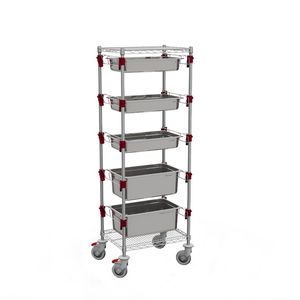 Food tray trolley - CS962-2C - QUATRO S.R.L. - for commercial kitchen ...
