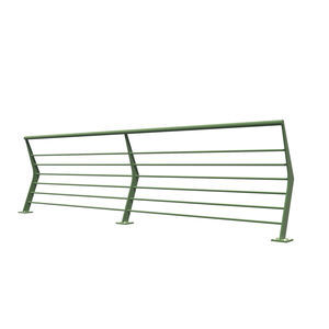 Galvanised steel railing - INSA-37 - Insametal - with bars / outdoor ...