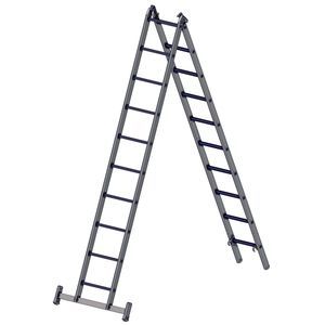 Work professional ladder - S - FORTAL - leaning / aluminum / steel