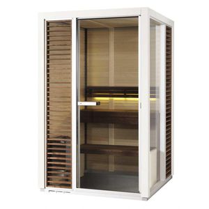 Home sauna - REFLECTION CORNER WIDE - Tylö - commercial / aspen / glass