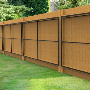 Fencing with panels - FDR108001 - Fence Depot - residential / PVC ...
