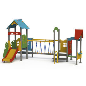 Playground structure - GPL20 - GOTINSHTAIN EOOD - metal / HDPE / modular