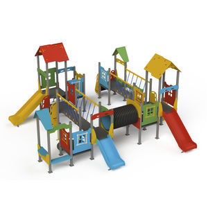 Playground structure - GPL04 - GOTINSHTAIN EOOD - metal / HDPE / modular