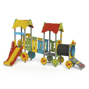 Playground structure - TP04 - GOTINSHTAIN EOOD - metal / HDPE / modular