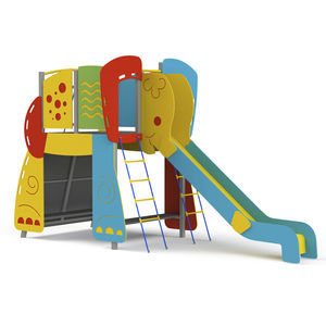 Playground structure - TP01 - GOTINSHTAIN EOOD - metal / HDPE / modular