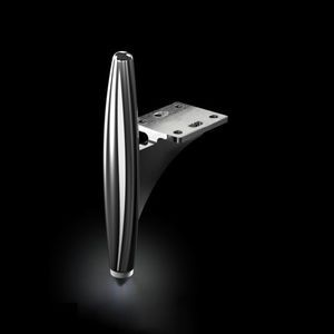 Aluminum furniture leg - CP072 - ZHUOKAI TECHNOLOGY - alloy / silver ...