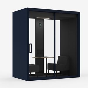 Acoustic office pod - VETROSPACE XXL - VETROSPACE - with built-in ...