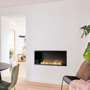 Bioethanol fireplace - Clever - Le Feu - built-in / double-sided / open ...