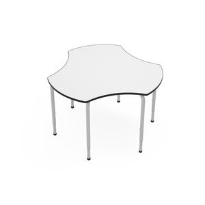 Contemporary classroom table - Mirplay Objektmöbel - melamine / painted ...