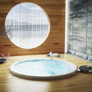 Built-in hot tub - Vesta - Catalina Spas - above-ground / octagonal ...