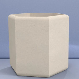 Reinforced concrete planter - BEAM 500 - Sirolis - hexagonal / modular ...