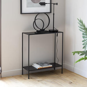 Contemporary sideboard table - URBAN - FLAMANT - oak / metal base ...