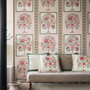 Blue wall-covering, Blue wall covering - All architecture and design ...