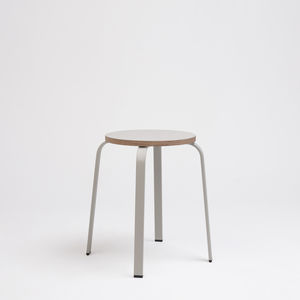 Contemporary bar stool - ANT - Ondarreta - polypropylene / steel base ...