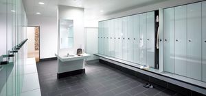 Glass locker - FUTURA NOIR - GEKIPS - for public building / secure