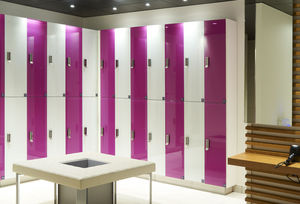 Glass locker - FUTURA NOIR - GEKIPS - for public building / secure