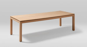 Contemporary coffee table - AMBA - POINT - painted aluminum / porcelain ...