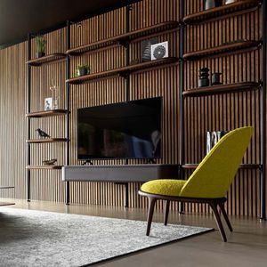 Steel TV wall unit - All architecture and design manufacturers