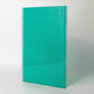 Door panel - HEXABEN LARGE PLUS - BENCORE - light / aluminum / acrylic