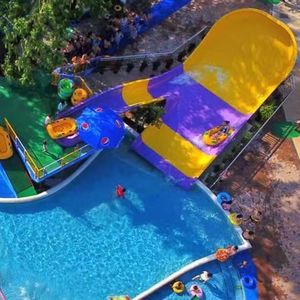 Upright slide - MINI OPEN FLUME - WhiteWater - for water park