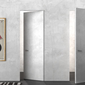 Interior door - ZERO-WALL SYSTEM -HIDE - AGOPROFIL S.p.A - MDF / swing ...