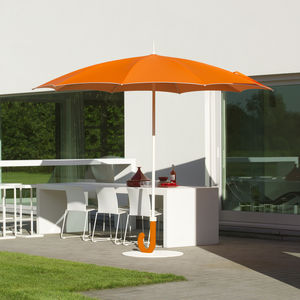 Round parasol - TAHITI - Symo Parasols - fabric / commercial