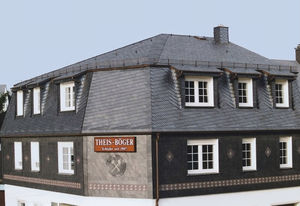 Slate roofing - TRADITIONAL OLD GERMAN - Theis-Böger Schiefer-Pizarras