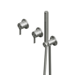 Double-handle bathtub mixer tap - 36 69.00 - QUADRO - wall-mounted ...