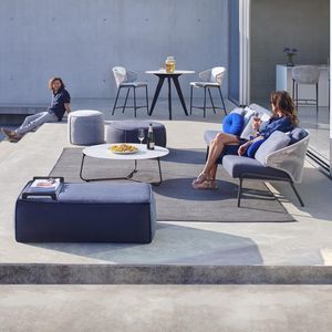 Contemporary rug - Twist - MANUTTI - plain / Textilene® / rectangular