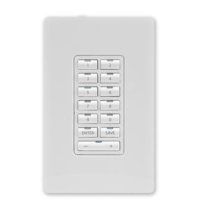 Home automation system control keypad - MET-7 - AMX - wall-mounted