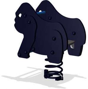 Plywood spring rocker - M171 - KOMPAN - transport / 1-seat