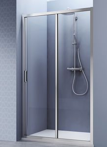Swing shower screen - DEDALO NICHE 1 PLUS - ARBLU - for alcoves / tempered glass / commercial