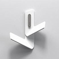 Contemporary robe hook - FLAMA - Sonia Bath - metal / triple / bathroom