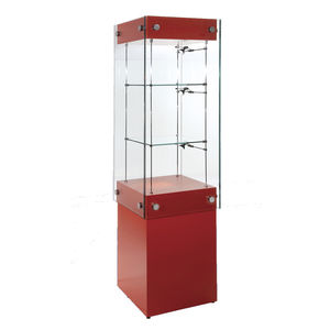 Contemporary display case - WFG001 - Shopkit - wall-mounted / glass ...