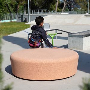 Contemporary bench and table set - GRASSHOPPER - Escofet - concrete ...