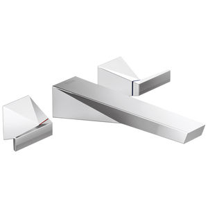 Washbasin mixer tap - 35543-MPU-DST - Delta - integrated / metal / bathroom
