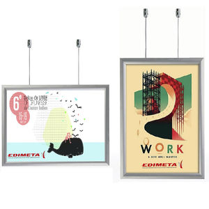 Hanging display panel - 214183 - EDIMETA - outdoor / aluminum